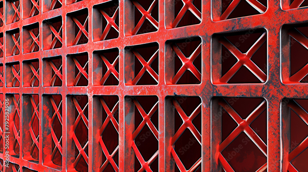 "Vivid red metal grid textures for bold, impactful design backgrounds ...