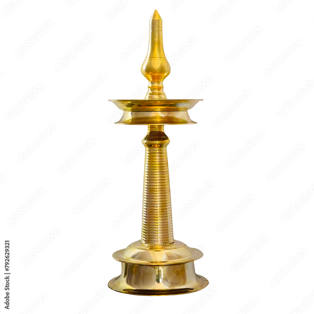 Kerala Traditional Brass Oil Lamp, Nilavilakku, Onam Diwali vishu ...