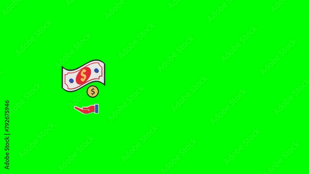 Pixel Art Cash Money icons set for business and finance. Retro game ...