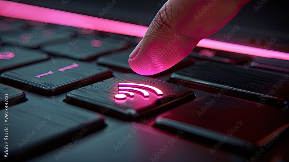 Connecting to the Future: USB Networking in Action Stock Illustration ...