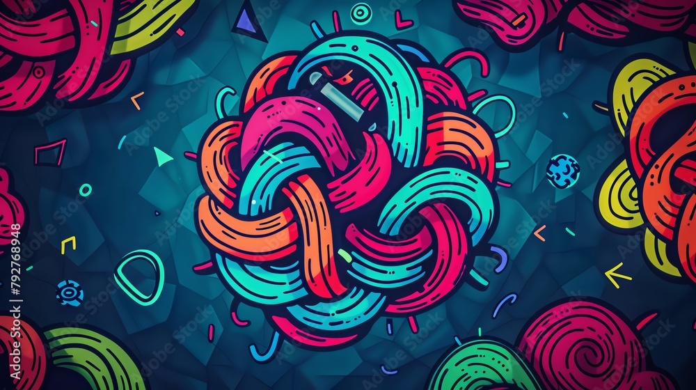 Executive writing business objectives on a glass wall with a marker ...