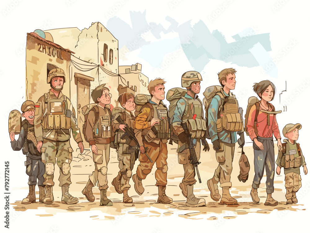 Uniting to Rebuild: Soldiers Bring Hope and Normalcy to War-Torn School ...