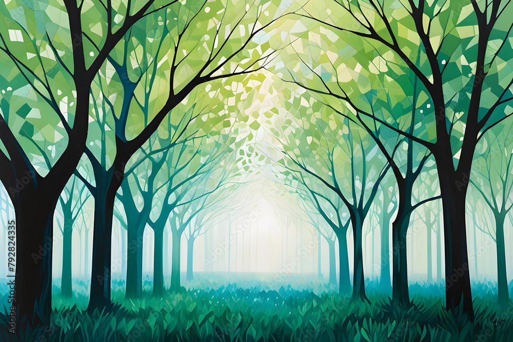 Digital Art, with Generative AI artwork creating an Abstract Art of ...