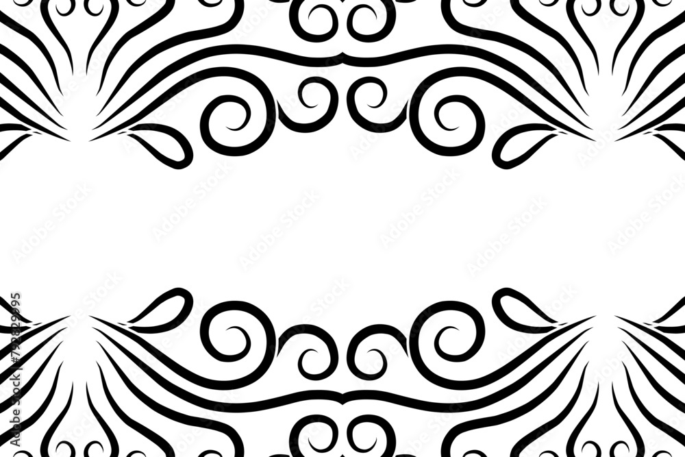 Simple colourful line art pattern of indonesian culture traditional ...