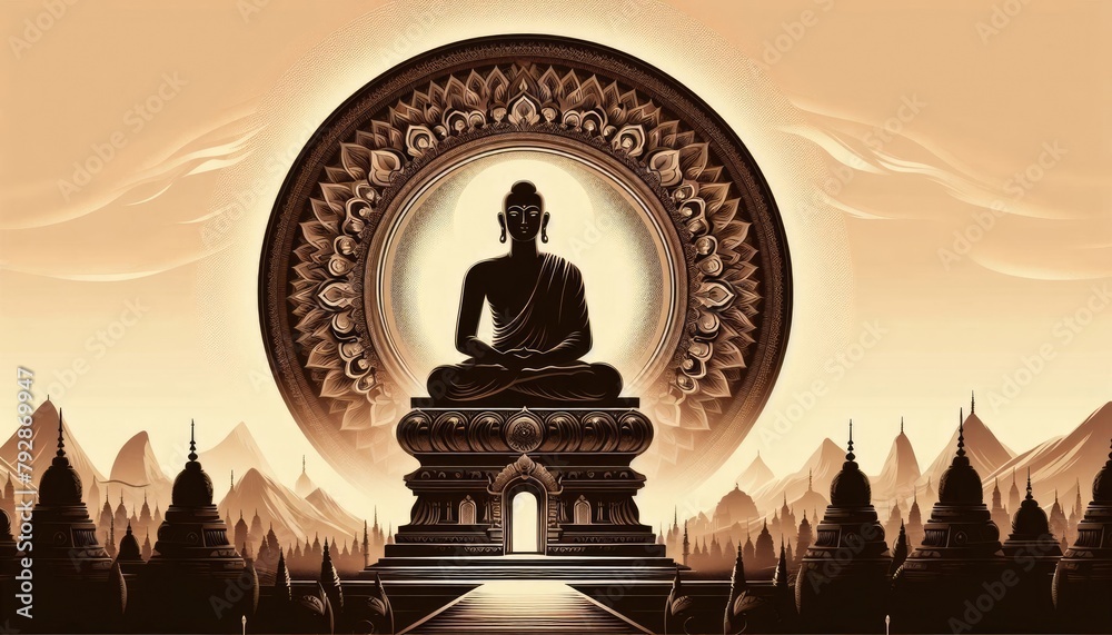 Buddha Purnima, Vesak Day, Buddhism, Buddha Jayanti Banner for Social ...