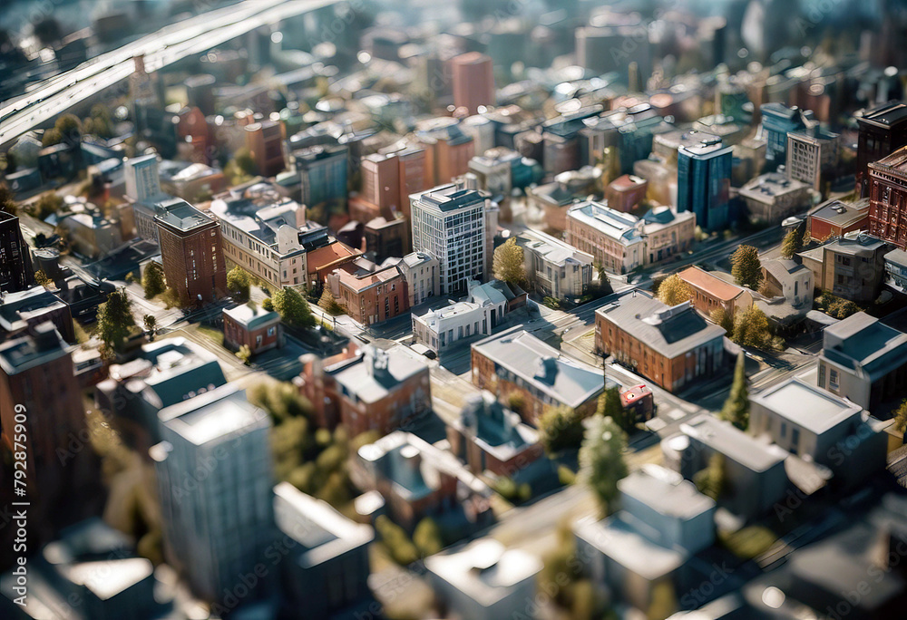 'Isometric downtown suburbs city roads buildings Isometric City Map ...