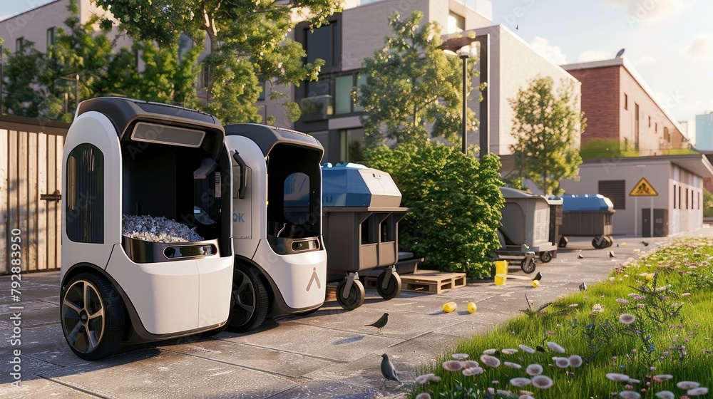 An innovative urban waste management system, utilizing AI-powered ...