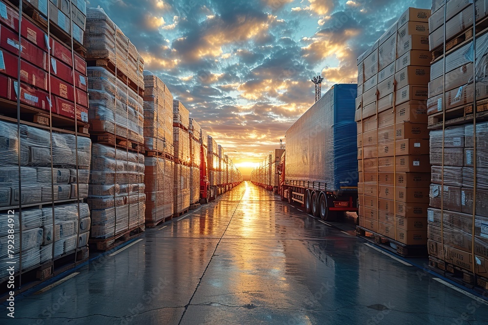 Truck Cargo Securement Scenes depicting proper cargo securement ...