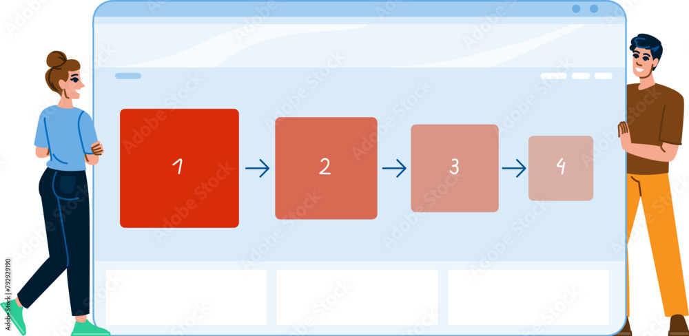 alignment visual hierarchy website vector. spacing user, experience ...