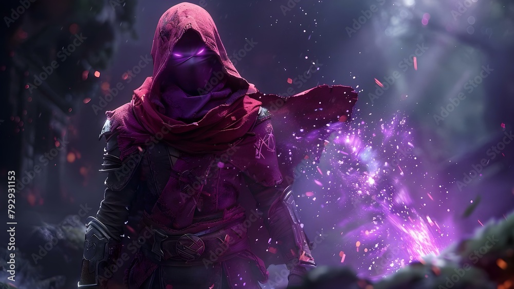 A stealthy hunter with disabling abilities tracks and defeats enemy ...