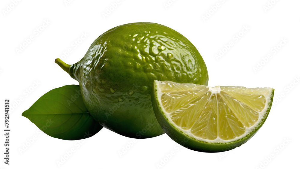 Foto de Fresh lime slice png Slice of lime png Citrus lime fruit png ...