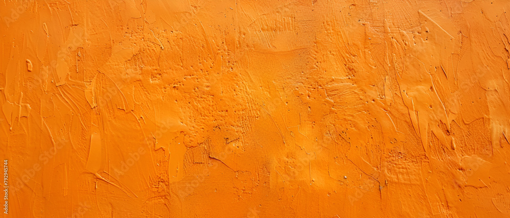 The texture of an new metal surface coated with a layered orange rust ...