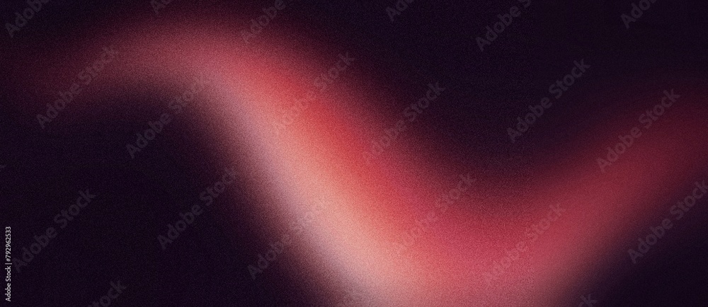 Magenta red black wavy grainy color gradient background, abstract dark ...