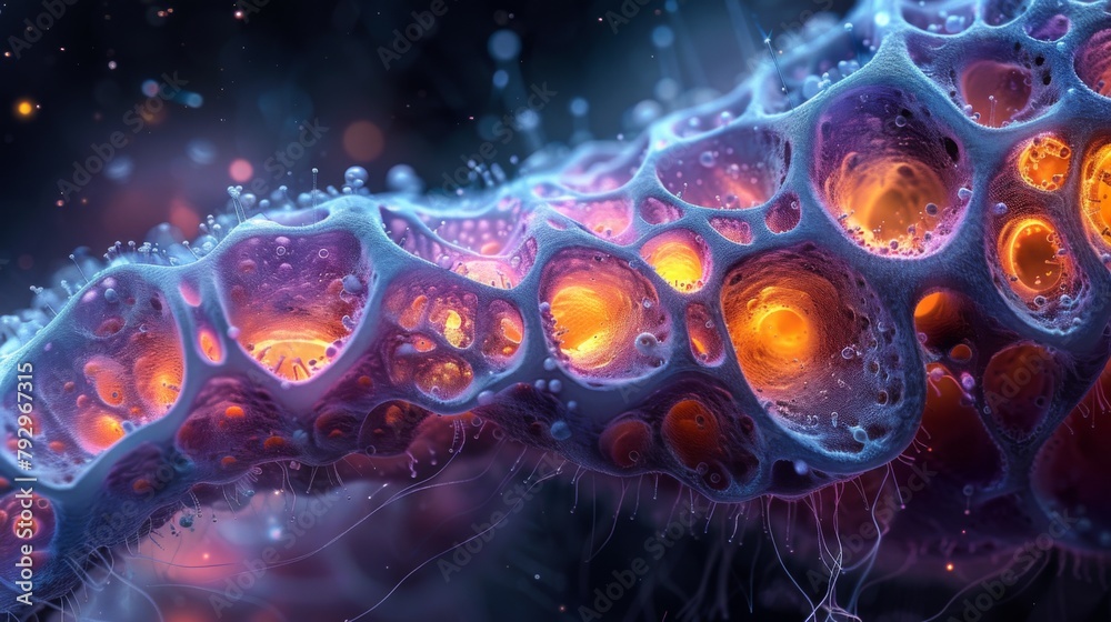 An immunofluorescence microscopy image depicting the distribution of ...