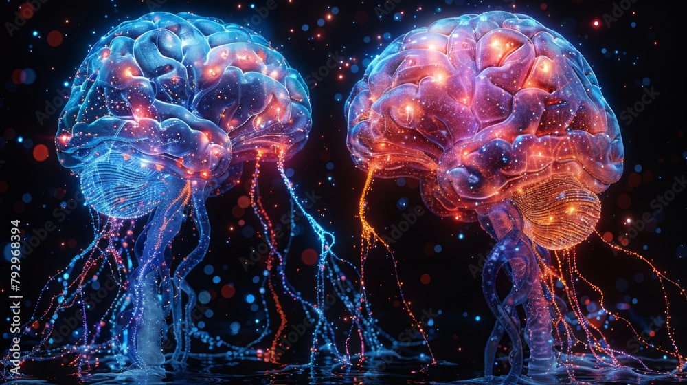 Depict the interconnectedness of the nervous system with other body ...