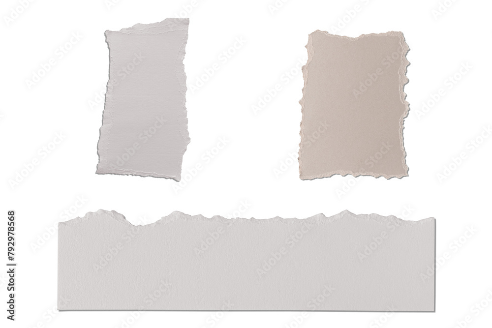 Ripped paper on transparent background, ripped paper, hole torn ...