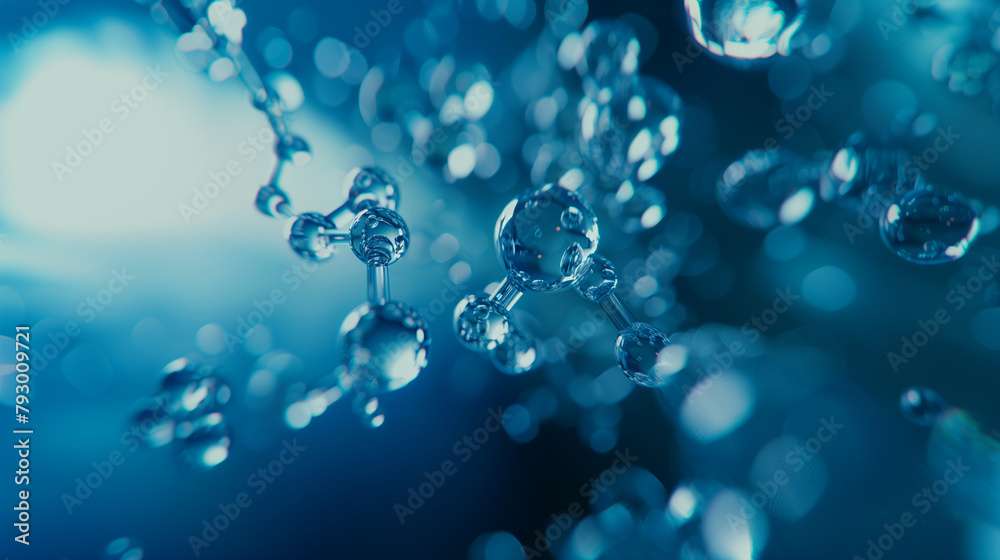 Hydrogen green energy environment sustanability H2: Water Molecule ...