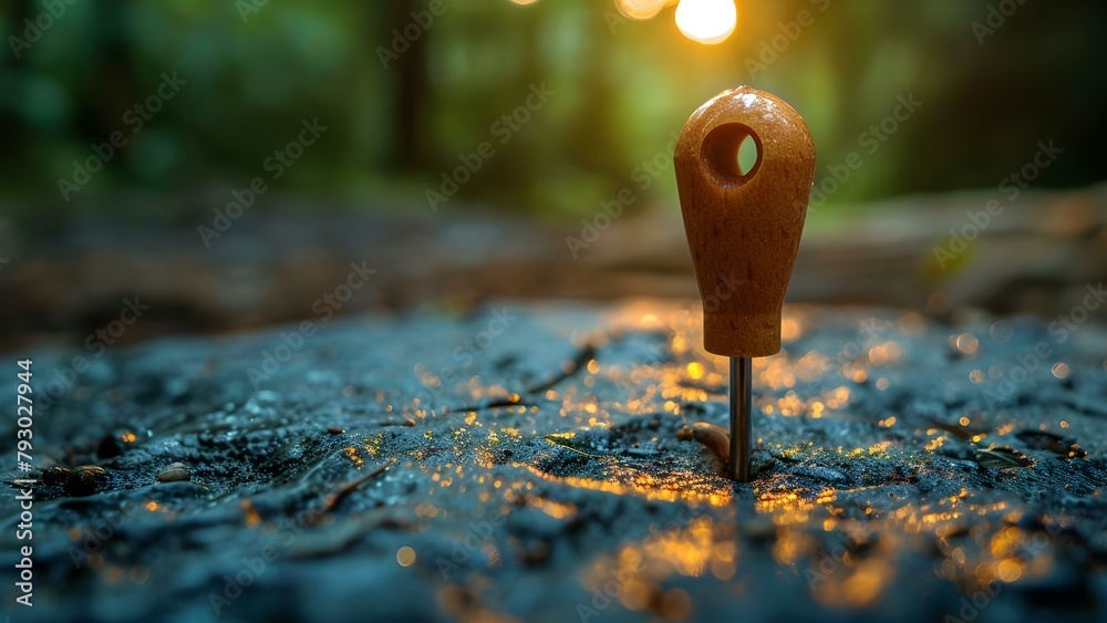 Pin map for adventure discovery and navigation aiding in travel ...