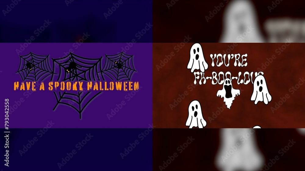 Scary Halloween Animated Drawing Title Intro Bundle Stock Template ...