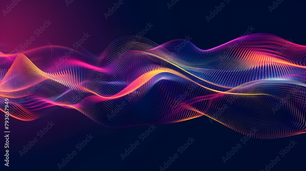 Dynamic Visualization of Doppler Effect Through Vibrant Abstract Color ...