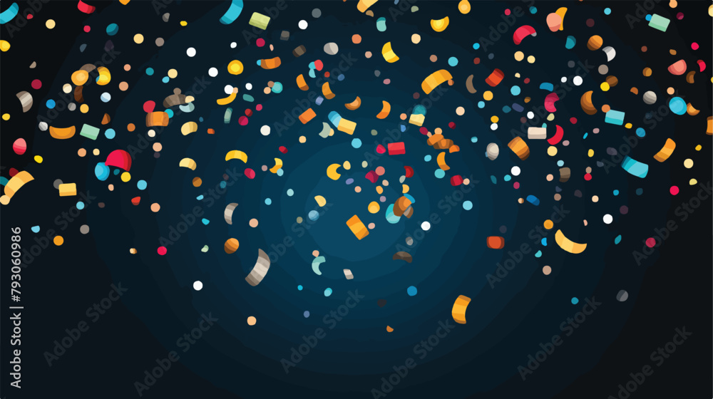Transparent alpha background with colorful confetti Stock Vector ...