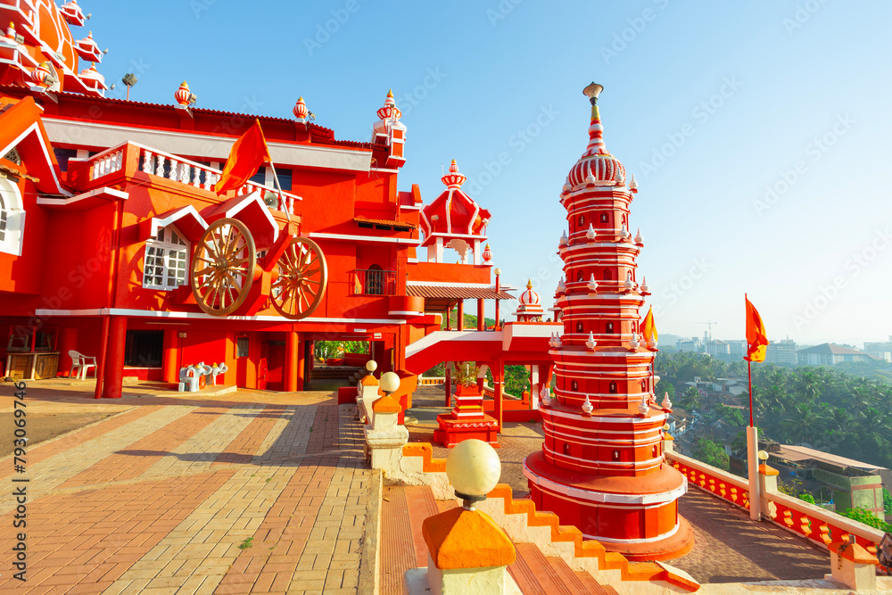 Maruti Temple (Hanuman Temple) in Panjim Stock Photo | Adobe Stock