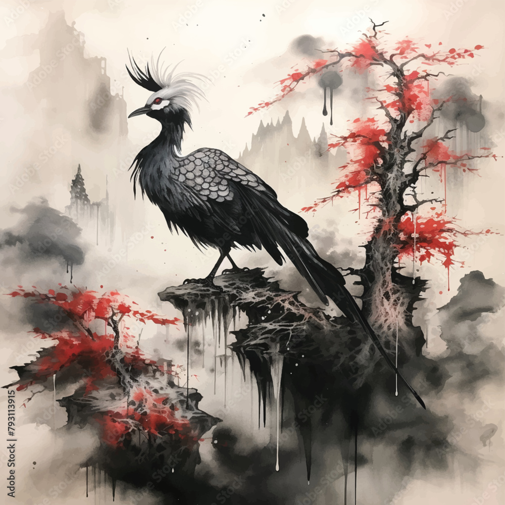 Van gogh paintings edo period paintings japanese art paper sai ink ...