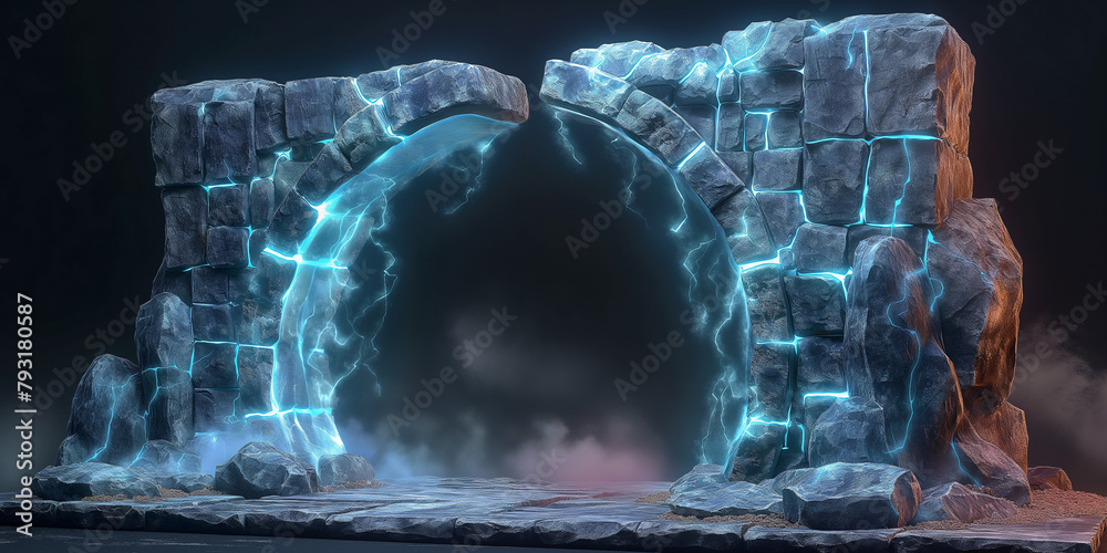 magic portal 2d game Stock Photo | Adobe Stock