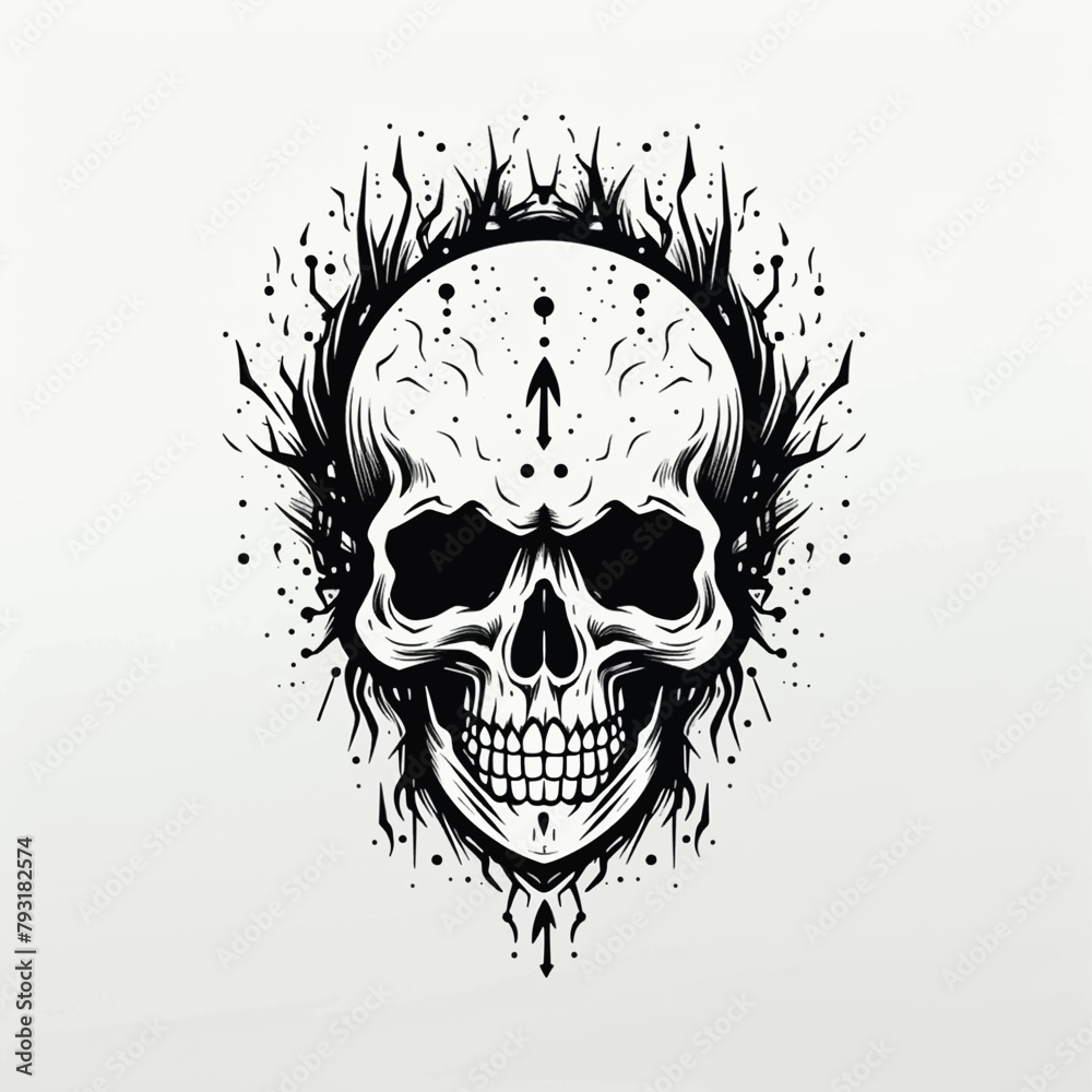 Modern human skulls tarsier skull skull prop pirate foetal skull human ...