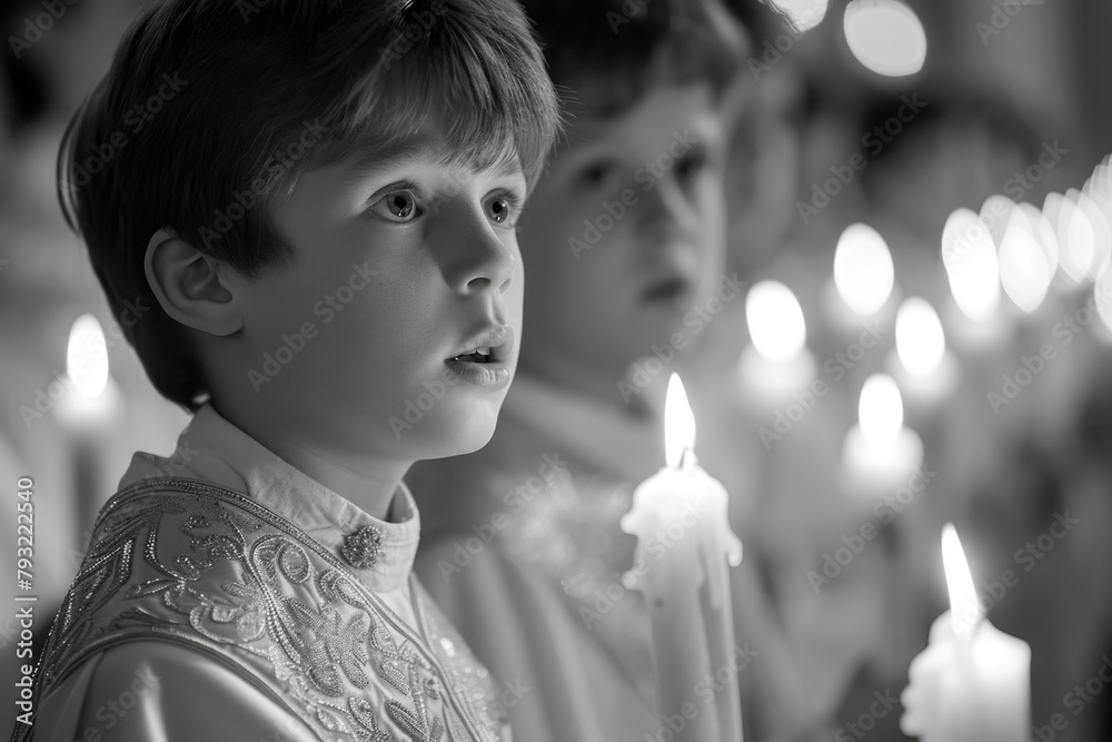 First communion joy: heartwarming moments of young believers in white ...