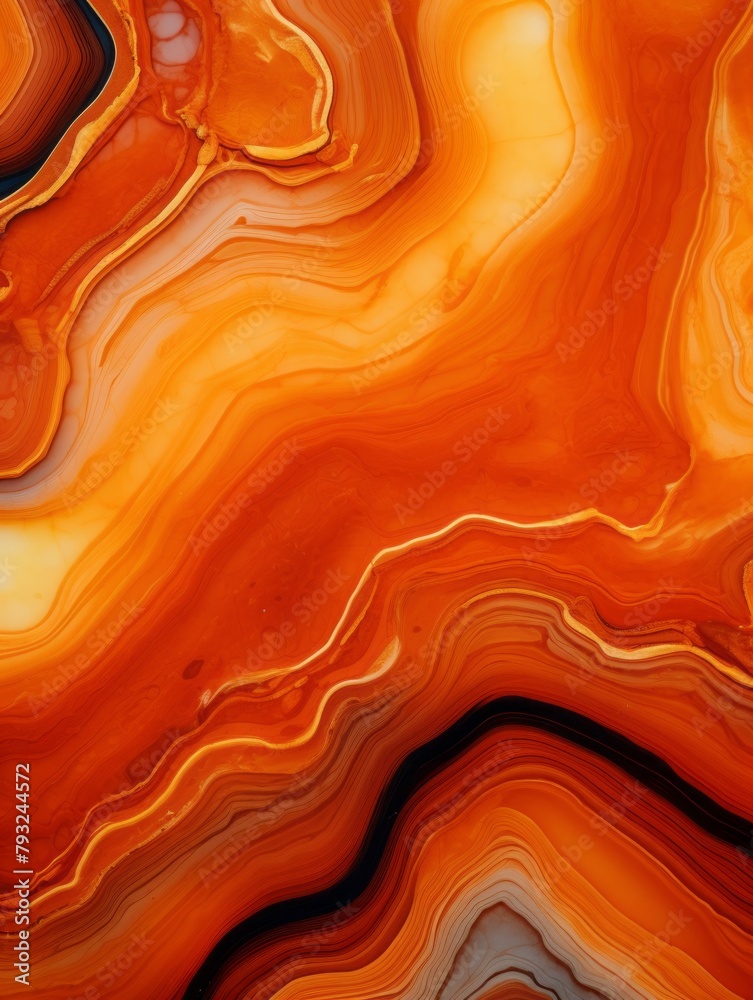 Abstract yellow and orange marble background for wallpaper, wedding ...