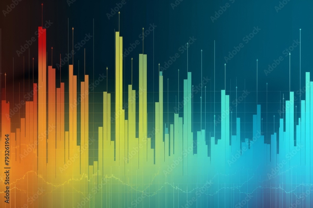 Stock market graph trading analysis investment financial, stock chart ...