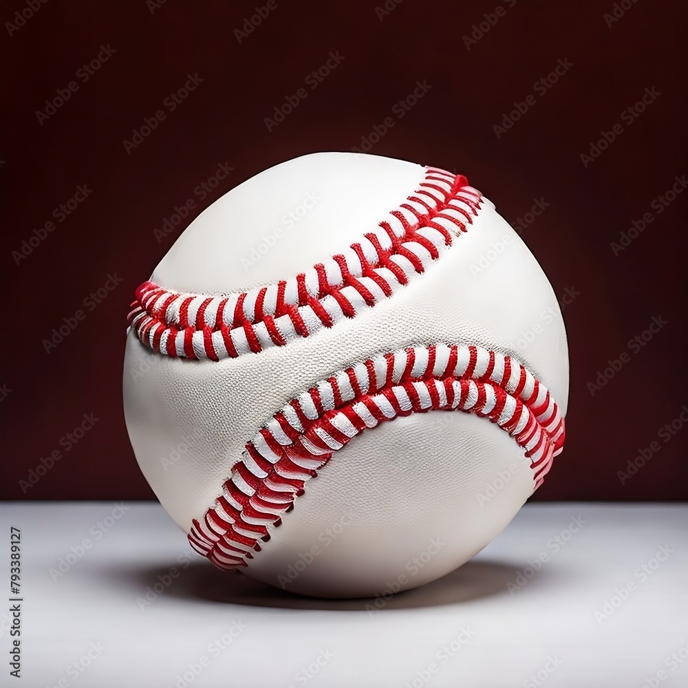 captivating photograph close up focuses on a baseball sport on blur ...