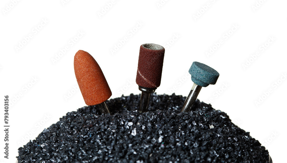 Silicon Carbide show with sharpening tools device. Black Silicon ...