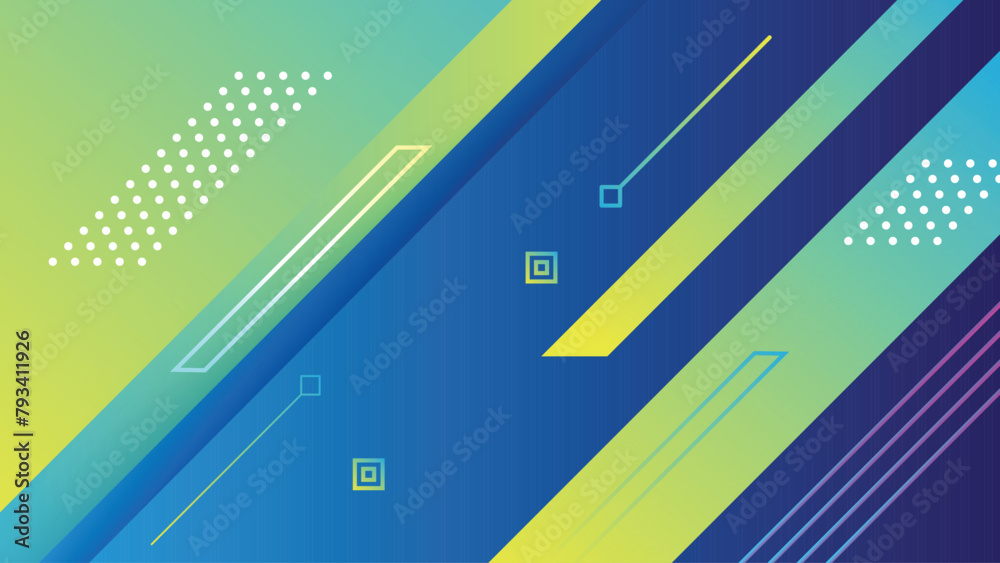 Wide horizontal abstract web banner design template background with ...