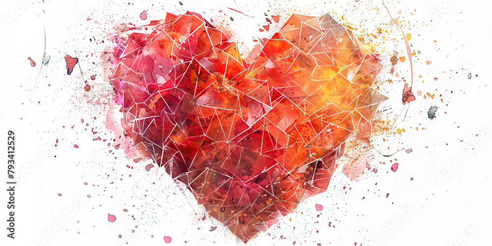 Heartbreak: The Shattered Glass Heart - Visualize a heart made of glass ...