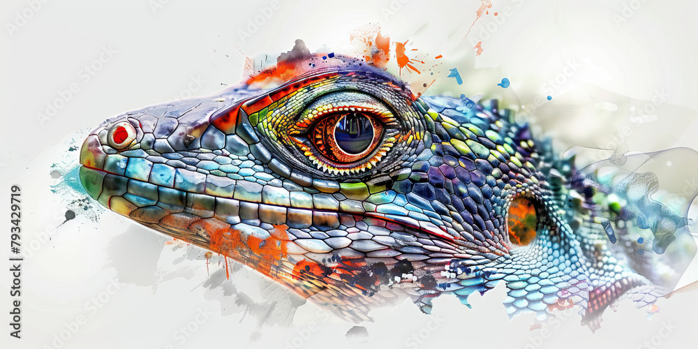 Survival: The Quick Reflexes and Alert Eyes - Visualize a lizard with ...
