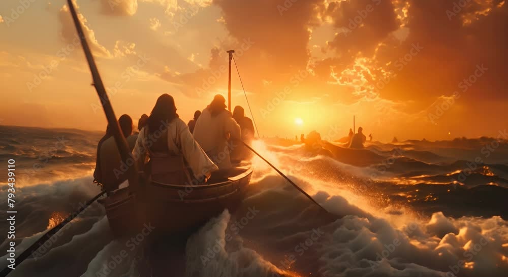 Jesus' miracles, with very sharp details capturing the awe-inspiring ...