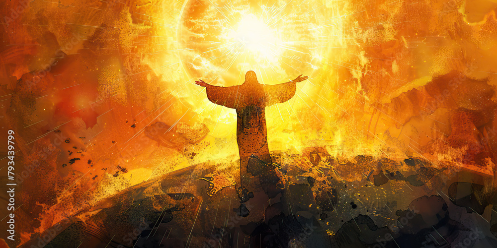 Light of the World: The Radiant Sun and Darkened Earth - Imagine Jesus ...