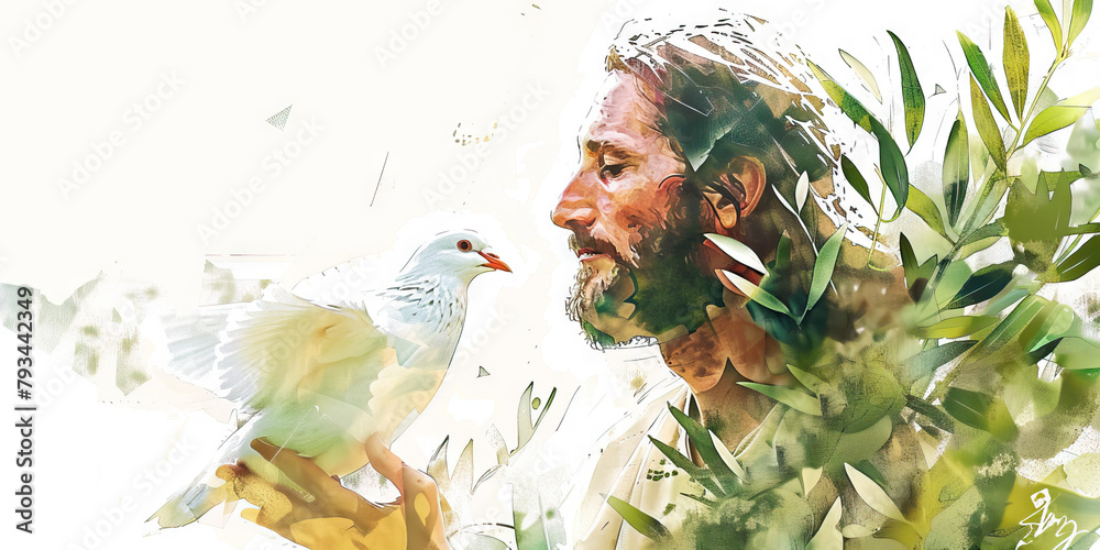 Prince of Peace: The Dove and Olive Branch - Picture Jesus with a dove ...