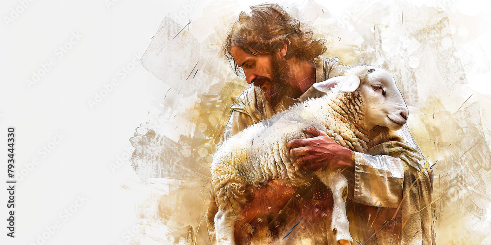 Good Shepherd: The Shepherd Carrying a Lamb - Picture Jesus as the good ...
