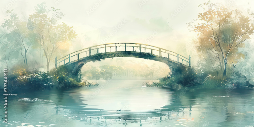 Faith: The Bridge and Crossing River - Visualize a bridge crossing a ...