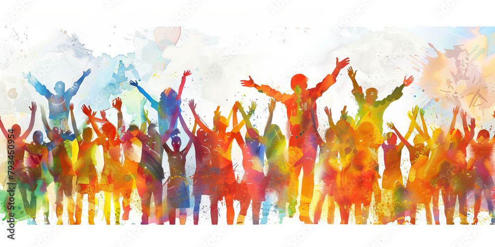 Community: The Gathering of People and Open Arms - Visualize a diverse ...