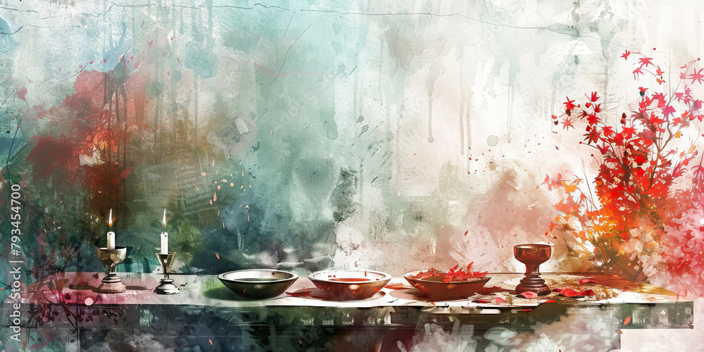 Sacrifice: The Altar and Offerings - Imagine an altar with offerings ...