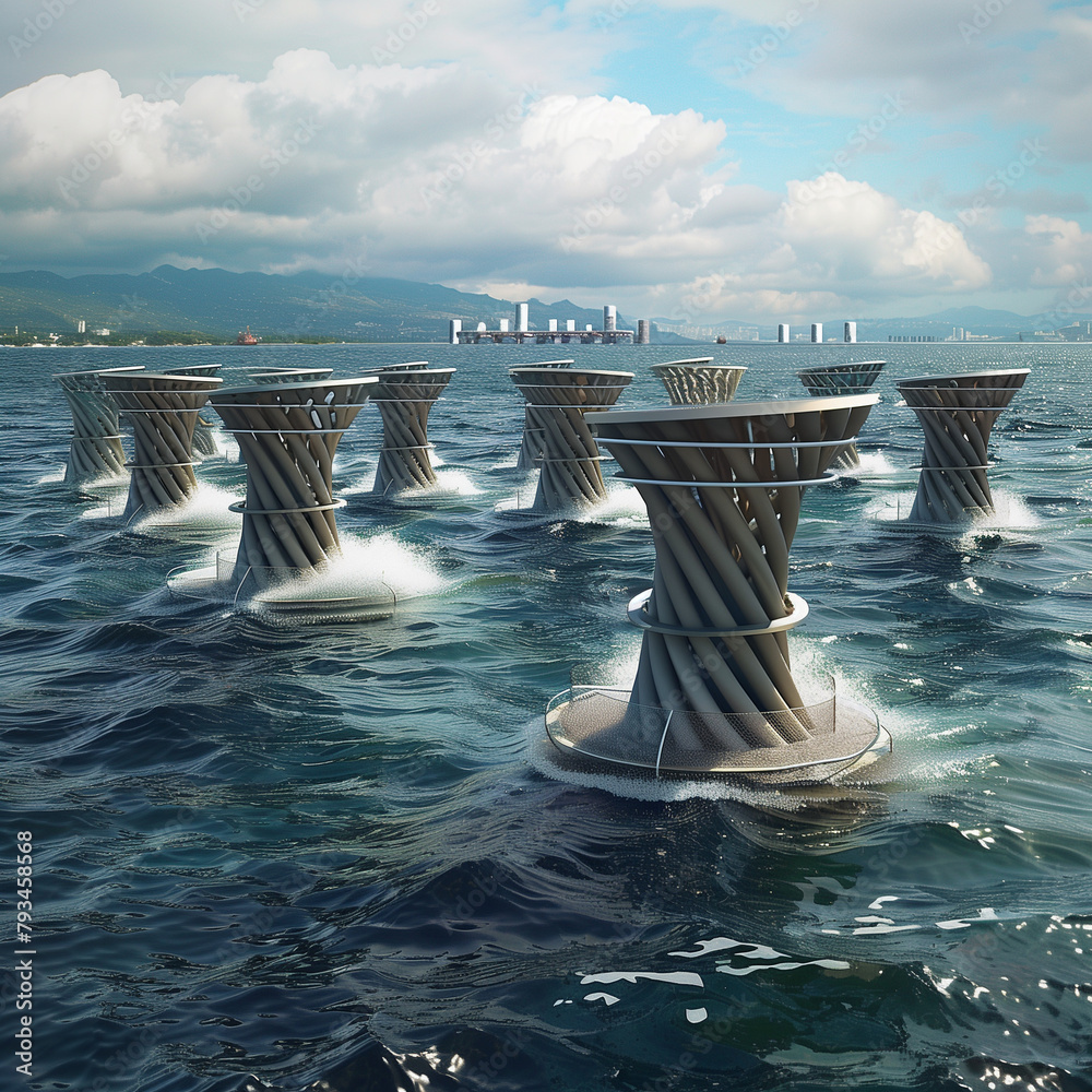 Wave Energy Array Utilizing Oscillating Water Columns for Power ...