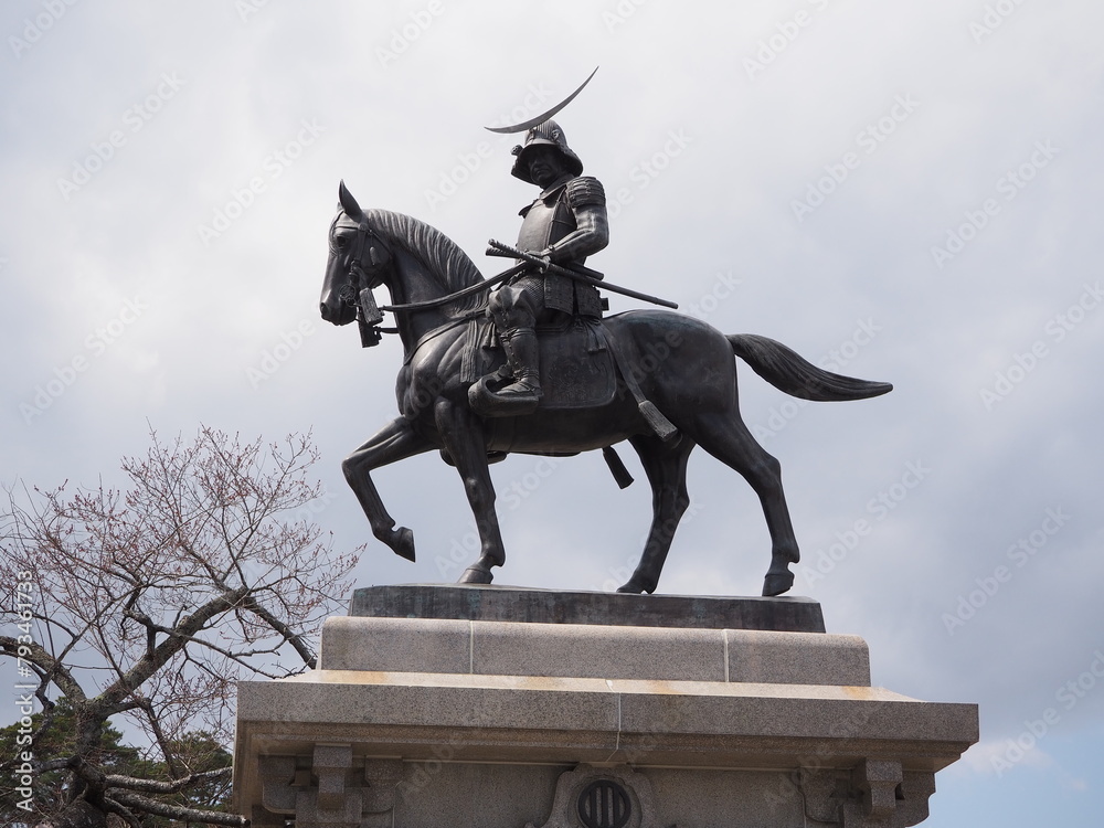 Aoba Castle, also known as Sendai Castle, was built by Date Masamune in ...
