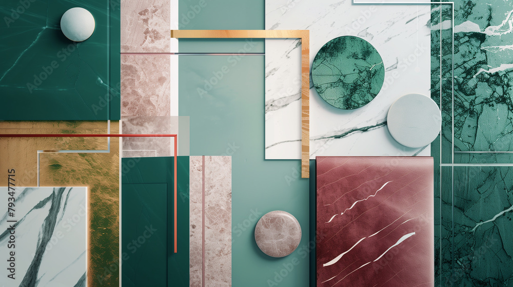 Design a visually stunning template infused with abstract luxury ...