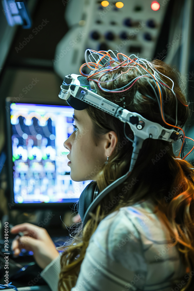 Scientists conduct experiments with EEG caps, exploring neurofeedback ...