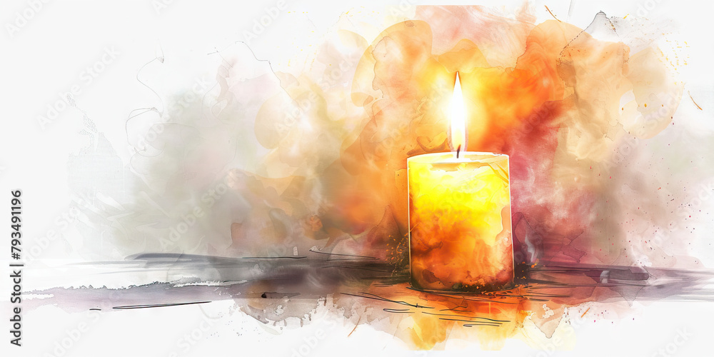 Rituals of Mourning: The Candle and Flickering Flame - Imagine a candle ...