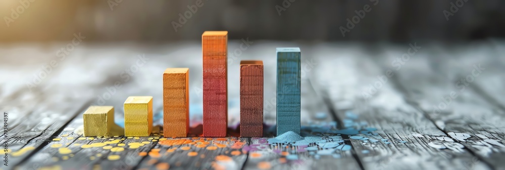 Inflation Bar chart Create an artistic representation of inflation ...